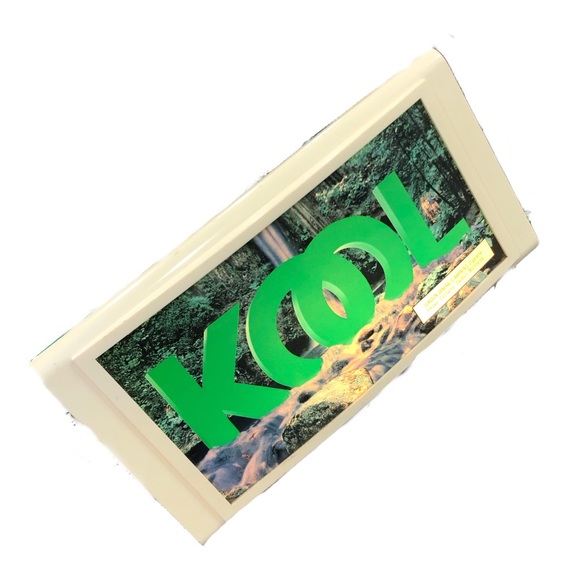 Kool | Accents | Vtg 9s Kool Cigarettes Waterfall Display Sign | Poshmark